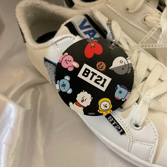 bt21 | Shoes | Bts Bt2 Skechers Sneakers Van Line Friends Sz 5 | Poshmark